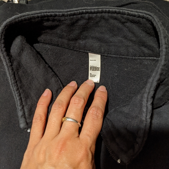 American Apparel | Jackets & Coats | Black Verboten Club Track Jacket ...